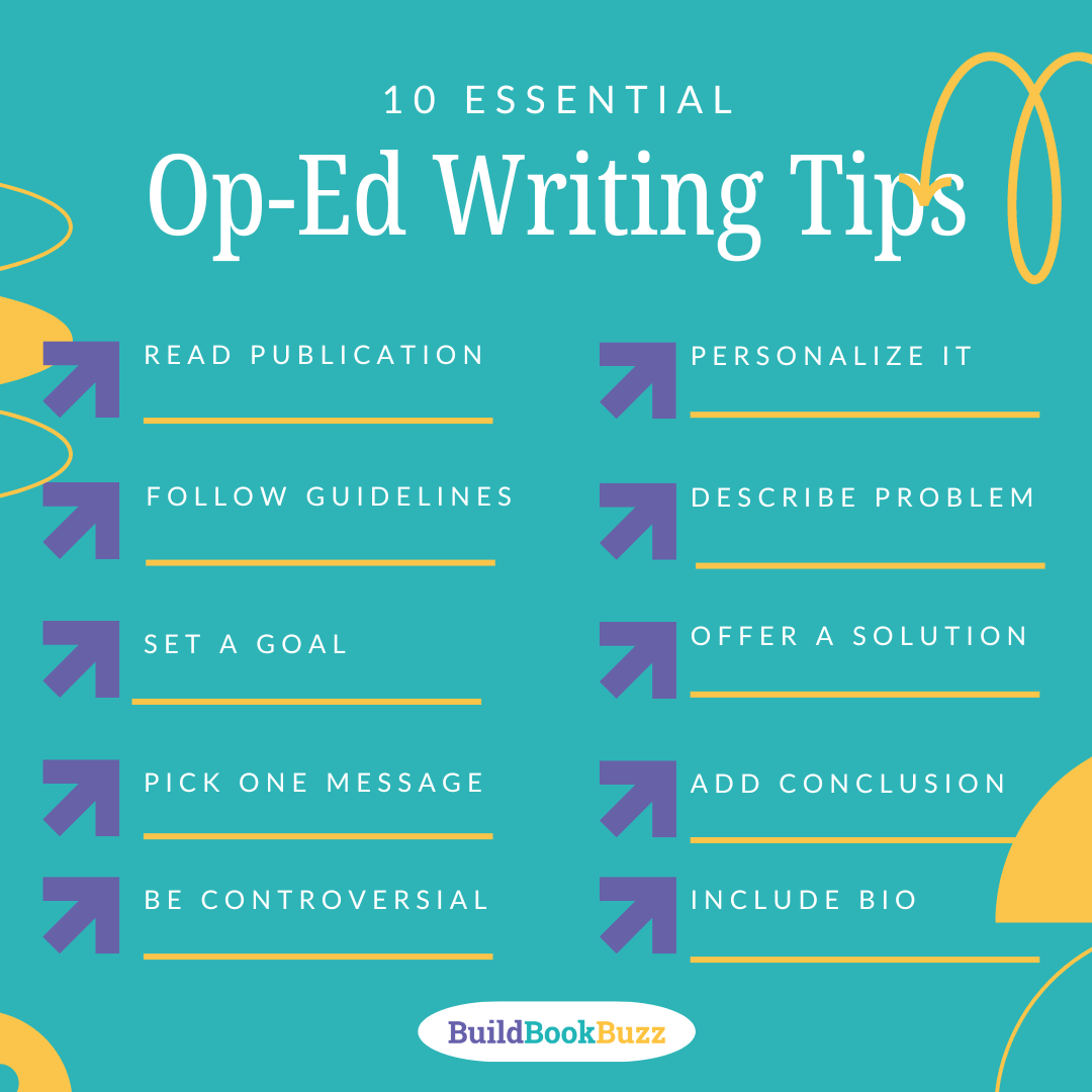 How to write an op-ed column or essay: 10 tips for success - Build Book ...